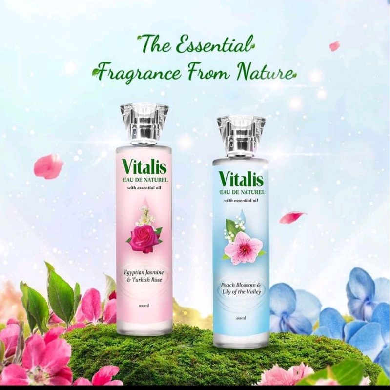 Jual VITALIS EAU DE NATUREL 100 ML | PARFUM TAHAN LAMA BOTOL KACA ...