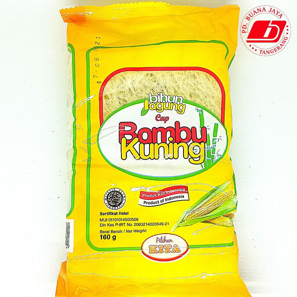 Jual Bihun Jagung Bambu Kuning 160gr - Bihun Goreng Bakso Bakwan Malang ...