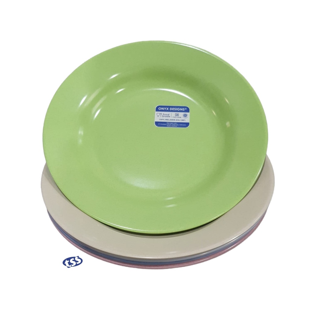 Jual ONYX PIRING MAKAN CEKUNG 9" | SOUP PLATE MELAMINE 9 inch 1809 ...