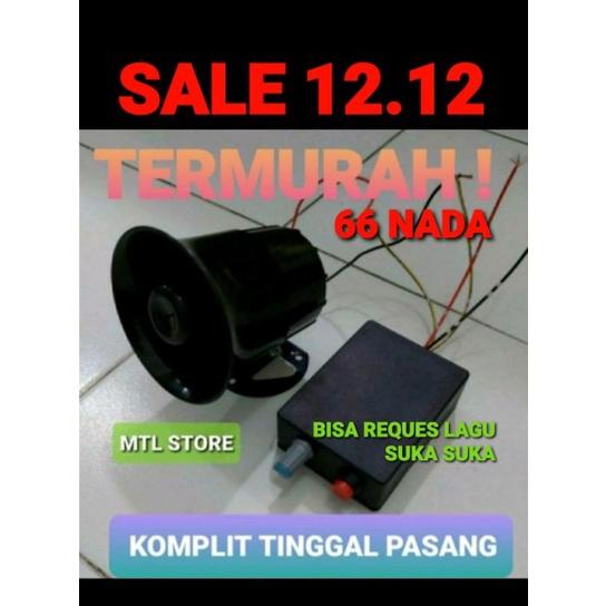 Jual [[BISA COD]] Alarm atret mp 3 alarm mundur lagu bisa 12 v atau 24 ...