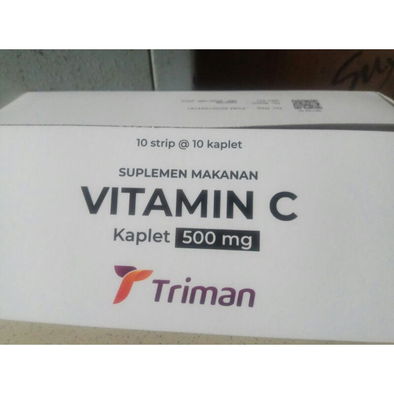 Jual VITAMIN C 500 MG TRIMAN Original | Shopee Indonesia