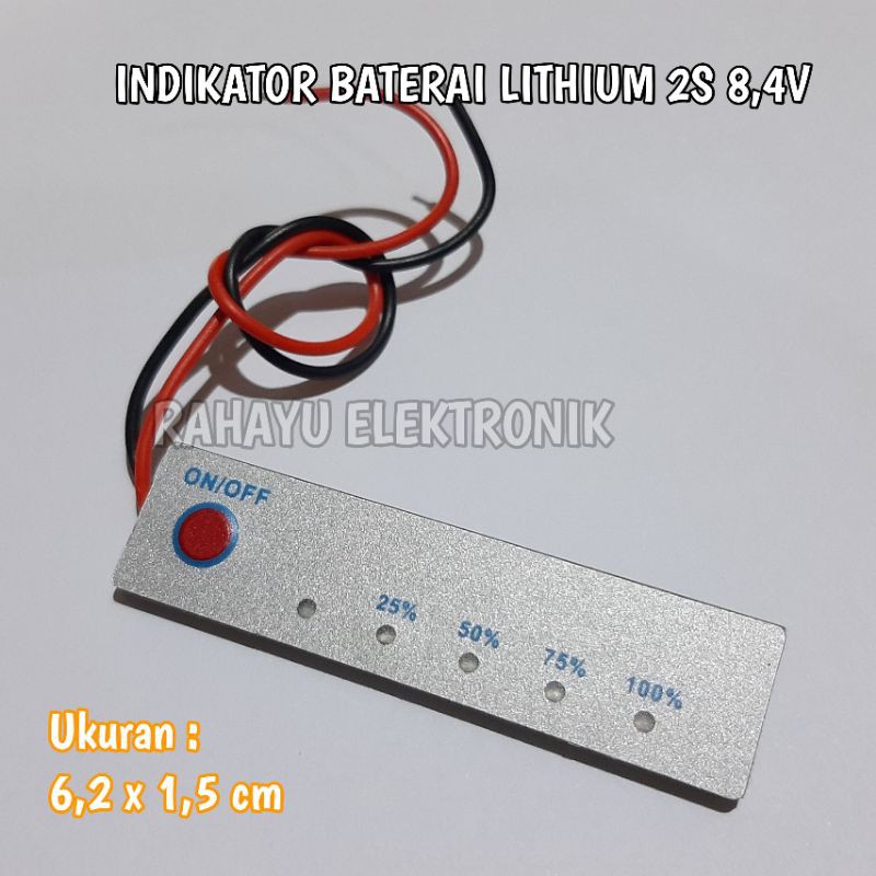 Jual INDIKATOR BATERAI LITHIUM 2S 8,4V / 3S 12,6V / 4S 16,8V | Shopee ...