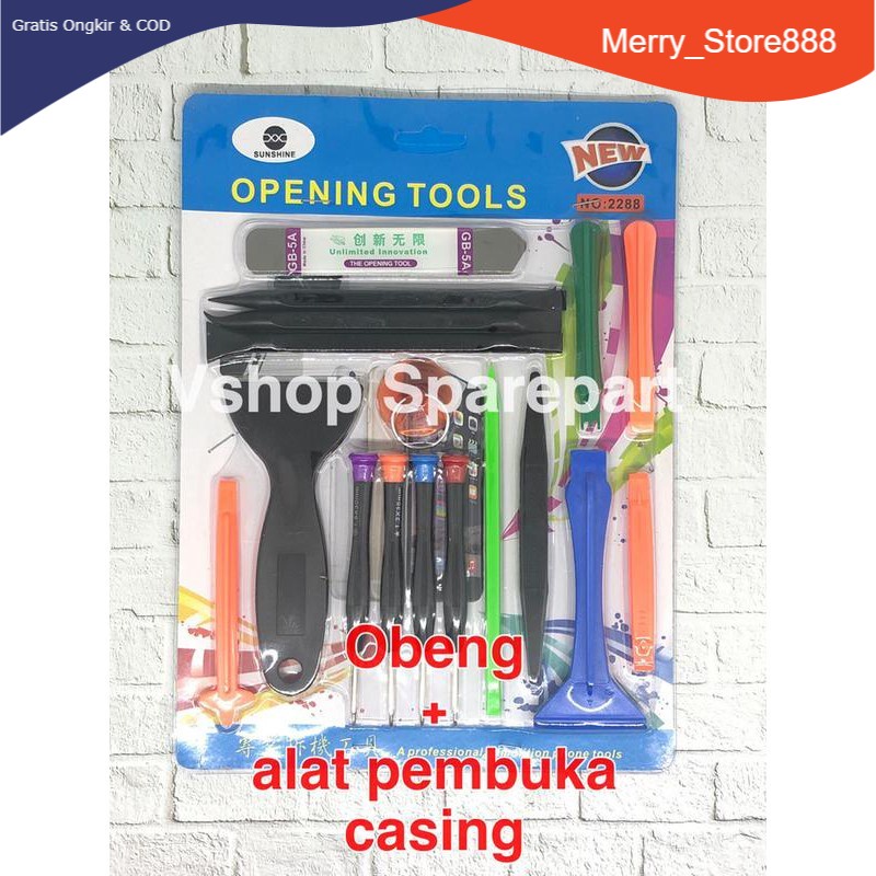 Jual Kesing Tools Obeng Set Alat Pembuka Casing Semua Merek Handphone ...