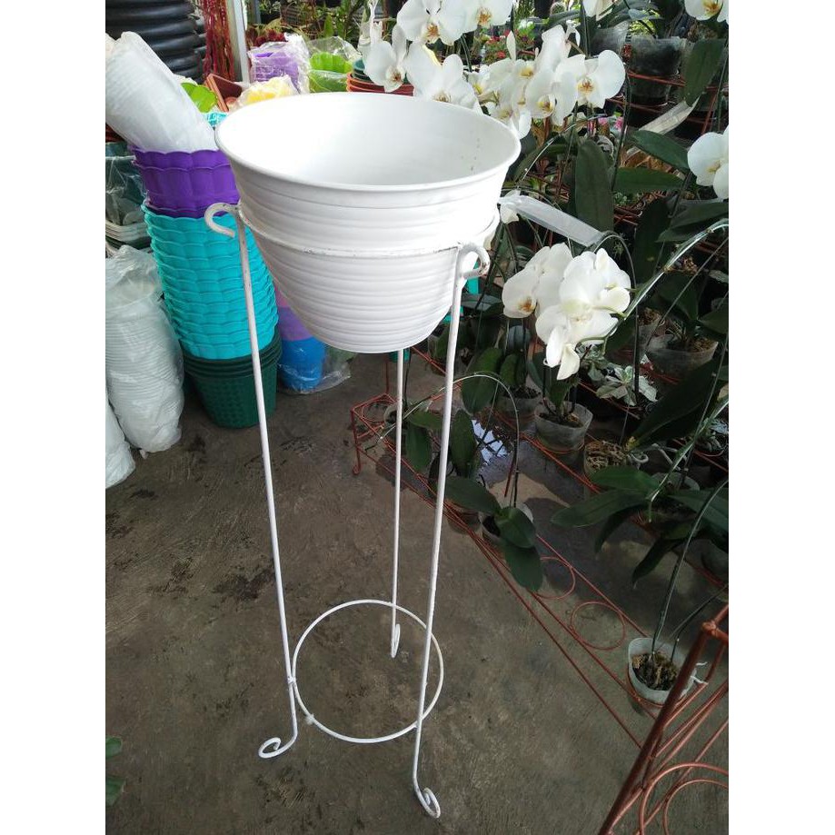 Jual Open Ds] Rak Besi Panjang/Rak Pot Bunga/Standing Flower/Standing ...