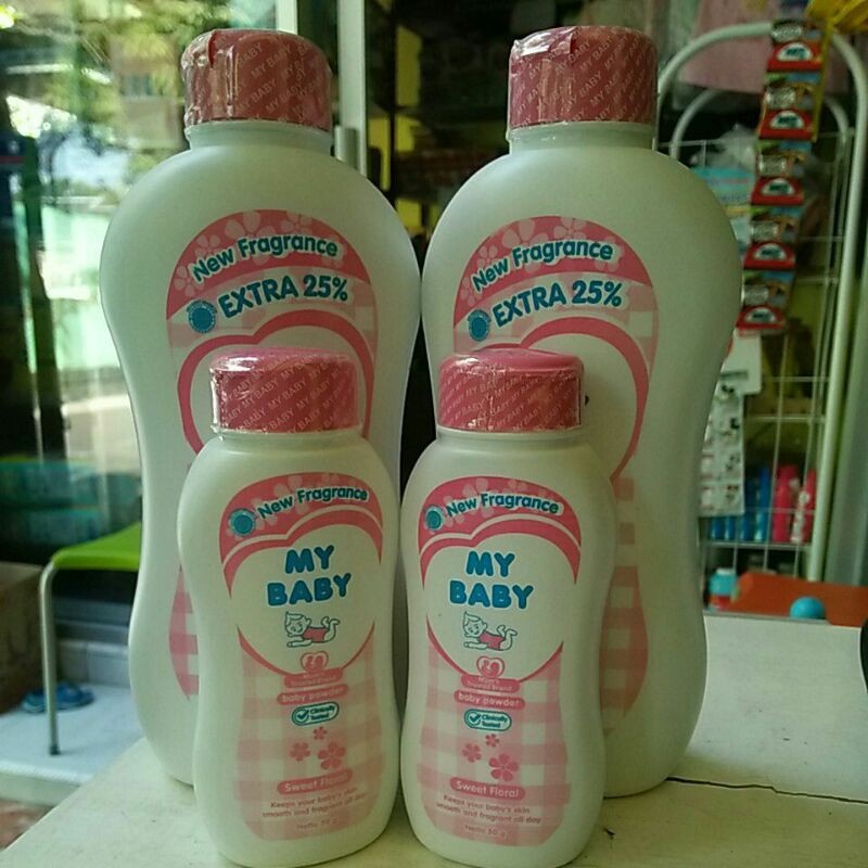 Jual [PROMO] My Baby Baby Powder Pink 50g/150g | Shopee Indonesia