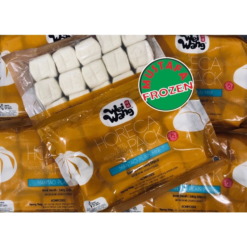 Jual WaiWang Mantao Mini Plain (20 pcs) | Shopee Indonesia