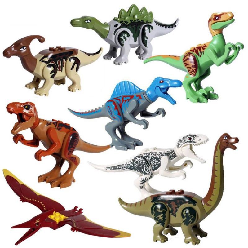 Jual Lego Dino Set 8 Pcs Minifigure Dinosaurus Trex Indominus ...