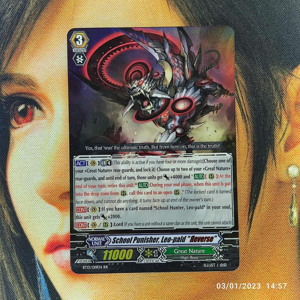 Jual vanguard school punisher leo pald reverse BT13 RR original | Shopee Indonesia