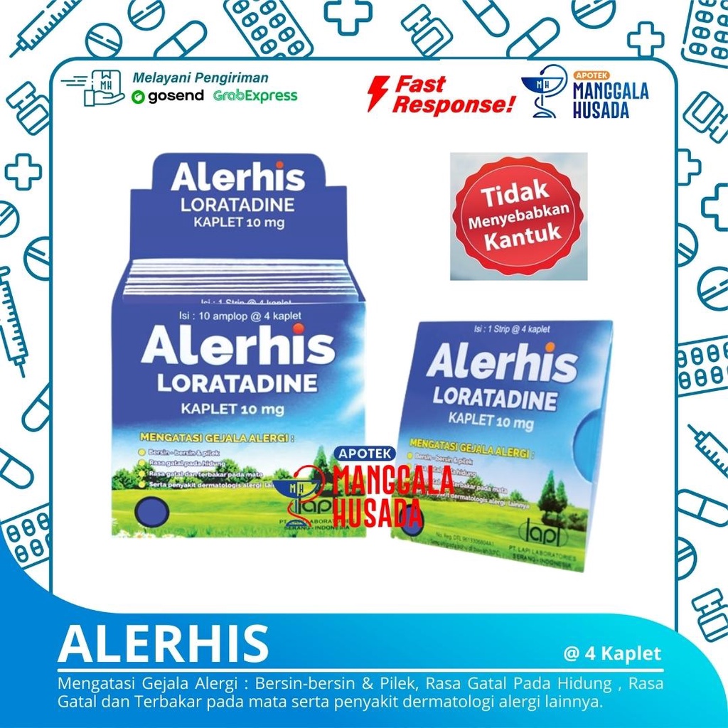 Jual ALERHIS 10 MG PER AMPLOP @ 4 KAPLET | Shopee Indonesia