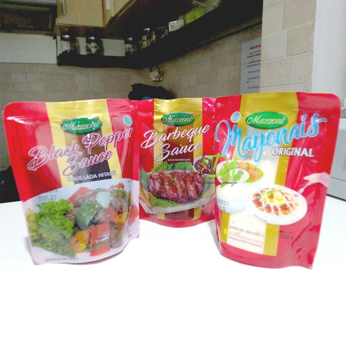 Jual Mazzoni Saus Lada Hitam / Mazoni Mayonaise (saus Mayo) / Barbeque ...