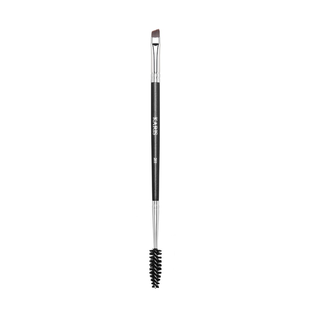 Jual 211 Dual-Ended Brow Brush - Karis Cosmetics Makeup Brush | Shopee ...