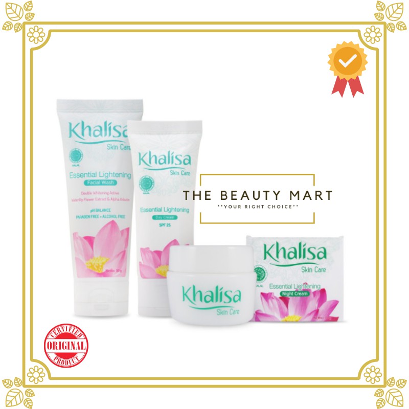 Jual KHALISA Skincare Series Day Cream / Night Cream / Cleanser ...