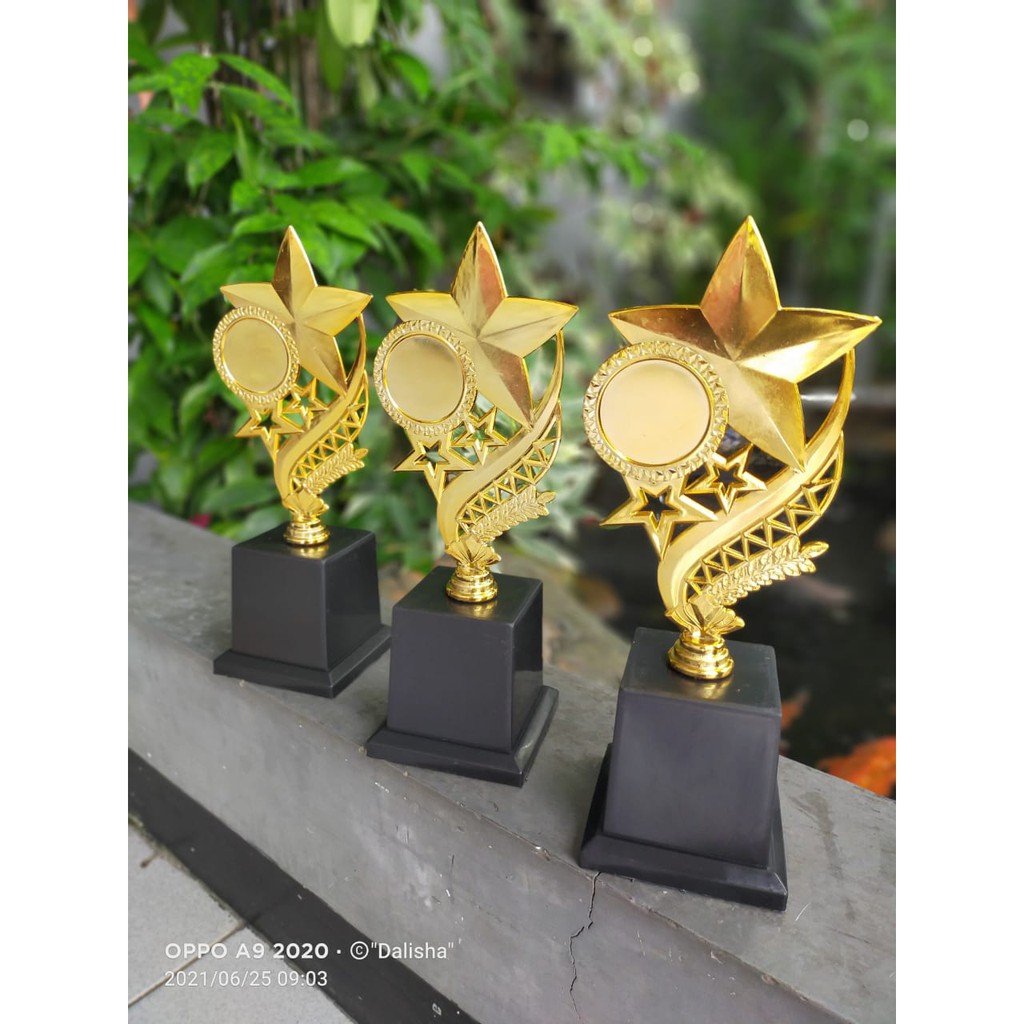 Jual Piala Mini BIntang Piala Bintang Piala Plastik Bintang Kelas Piala ...
