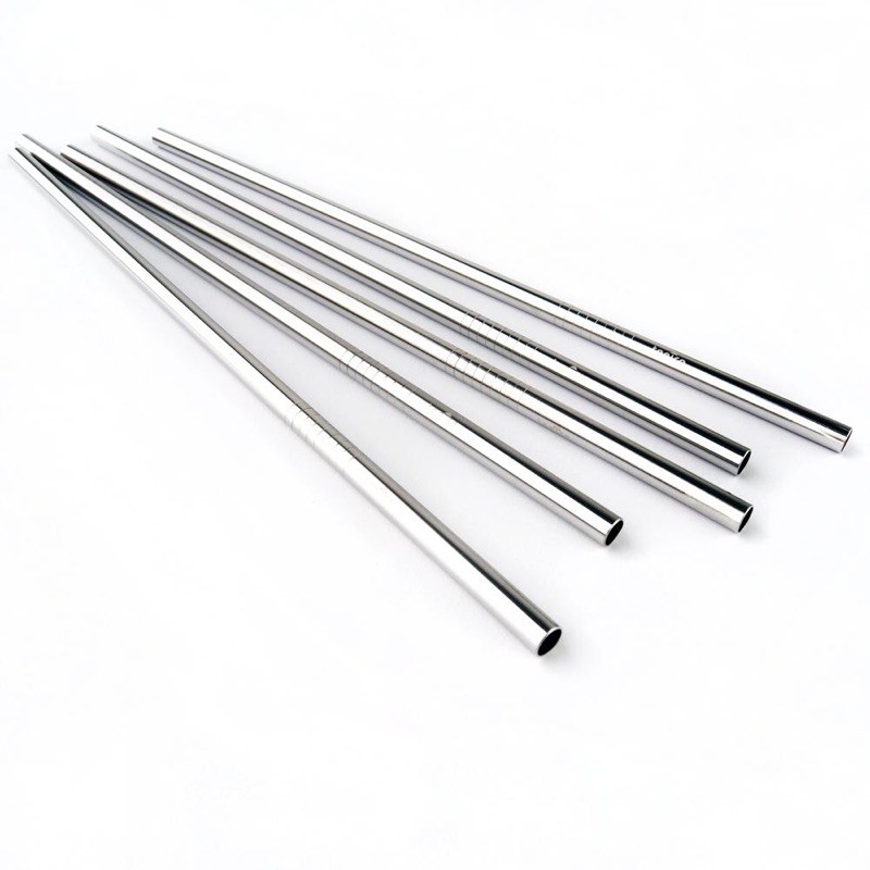 Jual Sedotan Besi Silver Lurus Stainless l Ramah Lingkungan | Straw ...