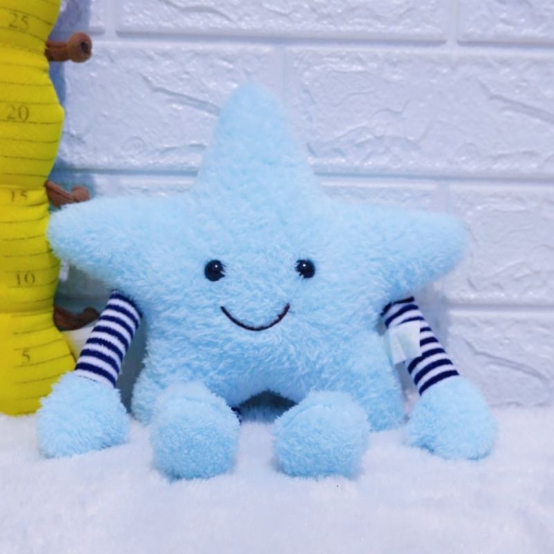 Jual boneka bintang biru bulu | Shopee Indonesia