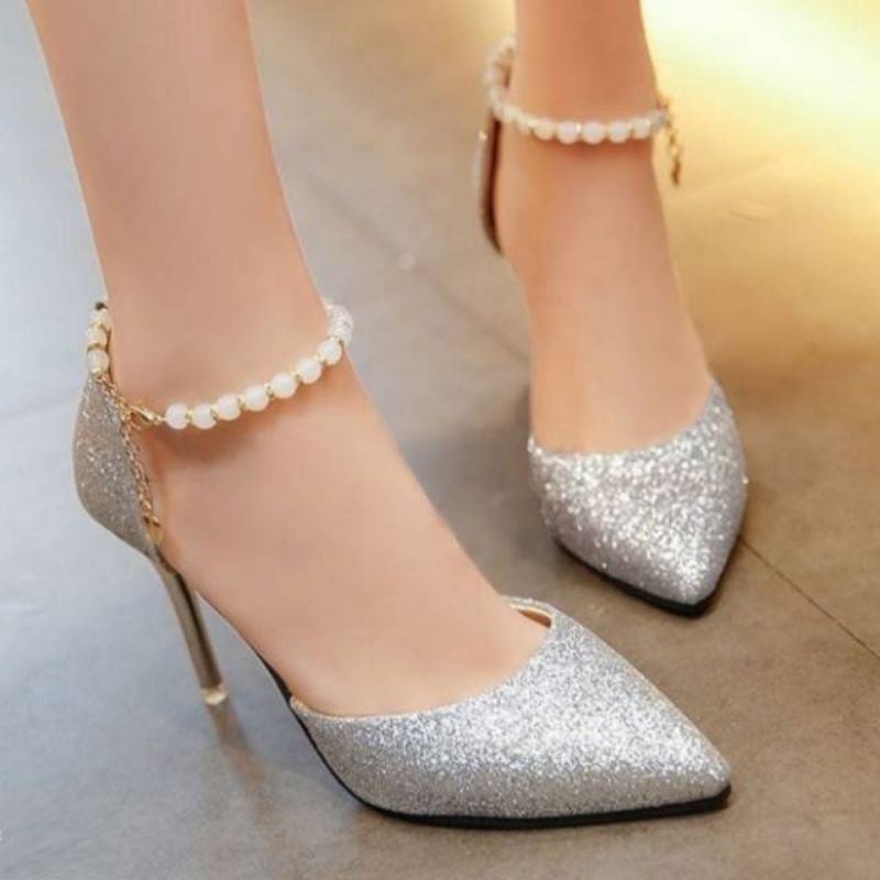 Jual SEPATU HEEL SEPATU PESTA WANITA MODERN | Shopee Indonesia