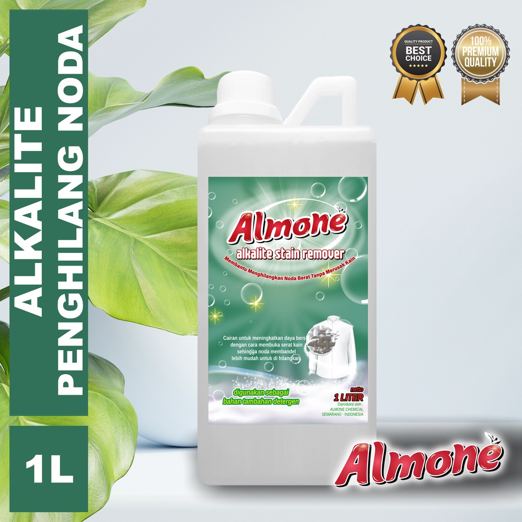 Jual Alkali Alkalite Detergen Penghilang Noda ALMONE Alkalite Stain Remover 1 Liter | Shopee ...
