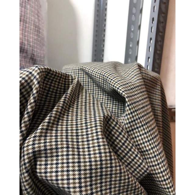 Jual Kain Semi Woll Motif Houndstooth Kecil" Import ( Harga Tercantum ...