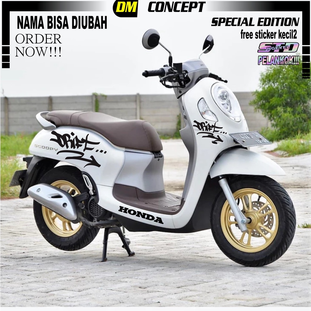 Jual cutting sticker scopy new drif | Shopee Indonesia