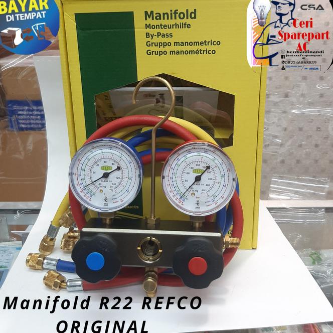 Jual Manifold Set Refco Tipe Bm2-6-Ds-R22 | Analyzer R22 | Manifold Set R22 | Shopee Indonesia