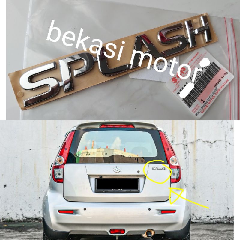 Jual 77831-51K00-0PG logo emblem SPLASH original suzuki | Shopee Indonesia