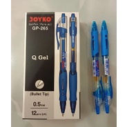 Jual Gel Pen / Pulpen / Pena Joyko GP-265 / Q Gel / 0.5 mm Biru | Shopee Indonesia