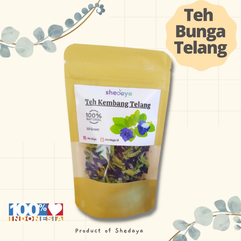 Jual Teh Bunga Telang Kering 10 Gram | Shopee Indonesia