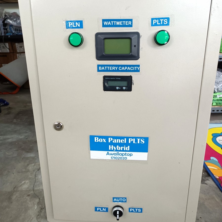 Jual box panel plts 2000w kenika inverter PSW ATS SCC 100A lengkap ...