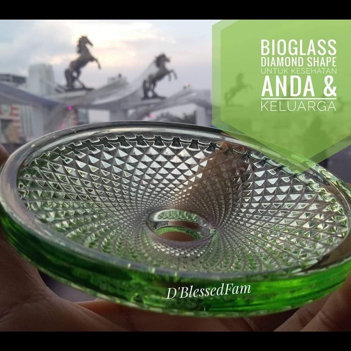 Jual Bioglass DS Diamond Shape Diameter 10cm Original MCI 100% | Shopee ...