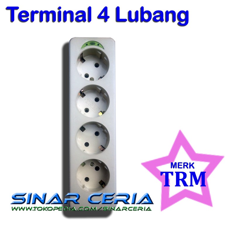 Jual OB Terminal Stop Kontak 4 Lubang Bagus OB SC Lampu 4 Lubang LP ...
