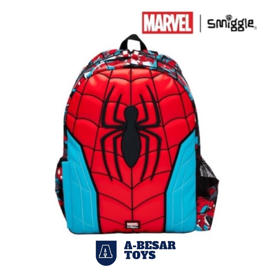 Jual Smiggle Backpack Junior Marvel Spiderman - Tas Smiggle original ...
