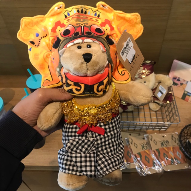 Jual Boneka Starbucks Mascots Bearista Barong | Shopee Indonesia