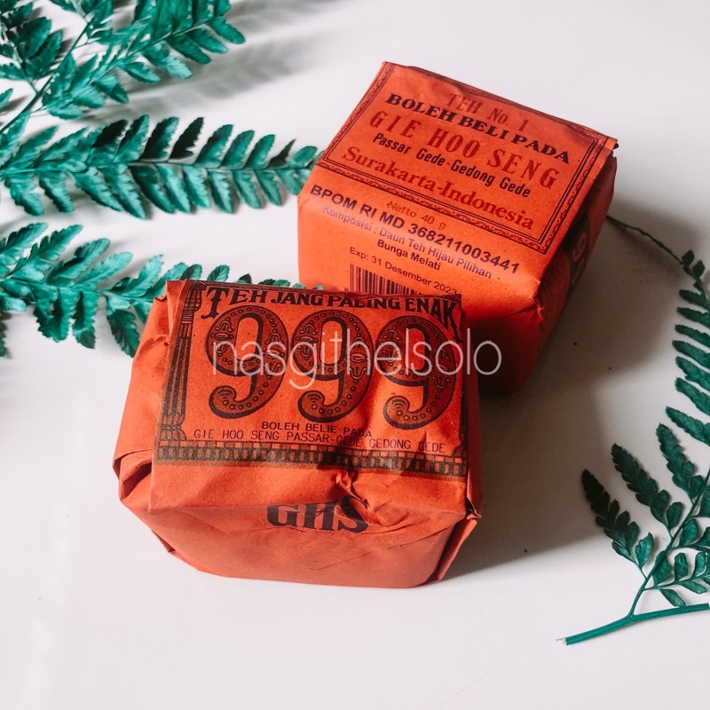 Jual Teh 999 khas Solo pak 40gr | Shopee Indonesia