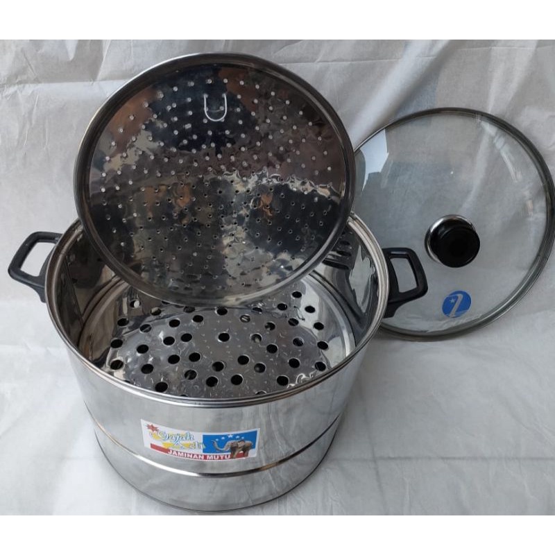 Jual Panci kukusan tutup kaca besar | Shopee Indonesia