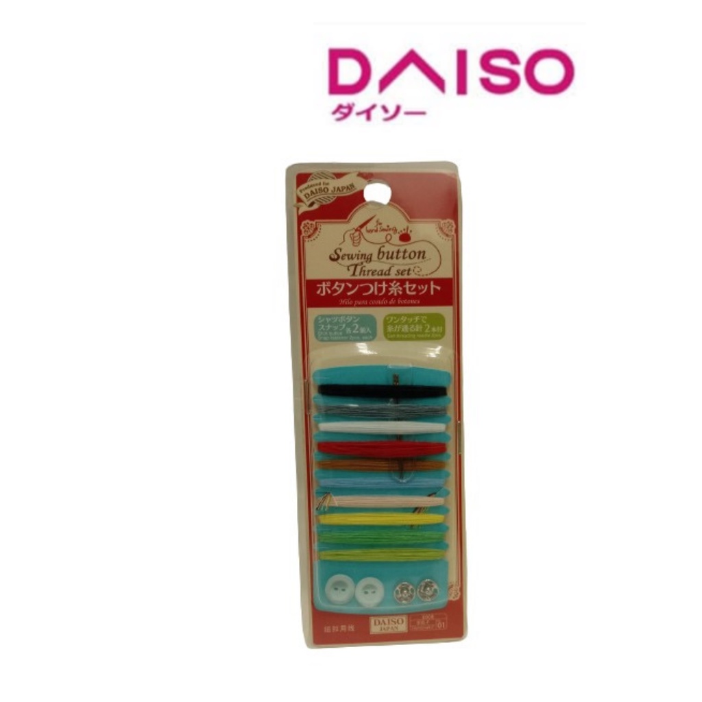 Jual Daiso Sewing Button Thread Set | Shopee Indonesia