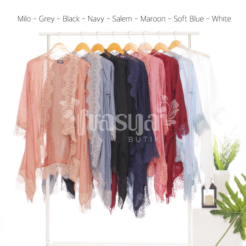 Jual FRASYA BUTIK | Kebaya Batik Viscose Outer Lace Renda | Shopee ...