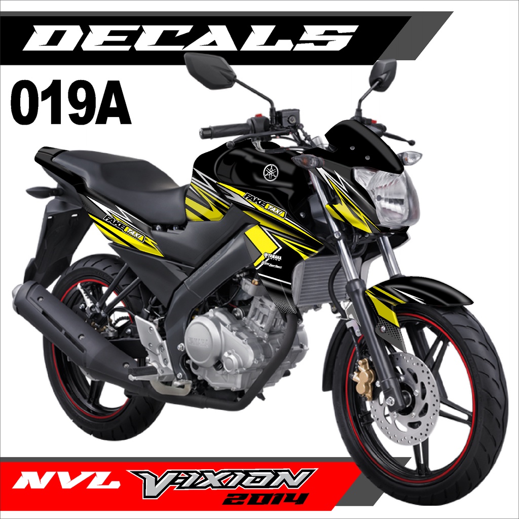 Jual Decal Sticker - Dekal Stiker Yamaha Vixion NVL 2014 Fullbody ...