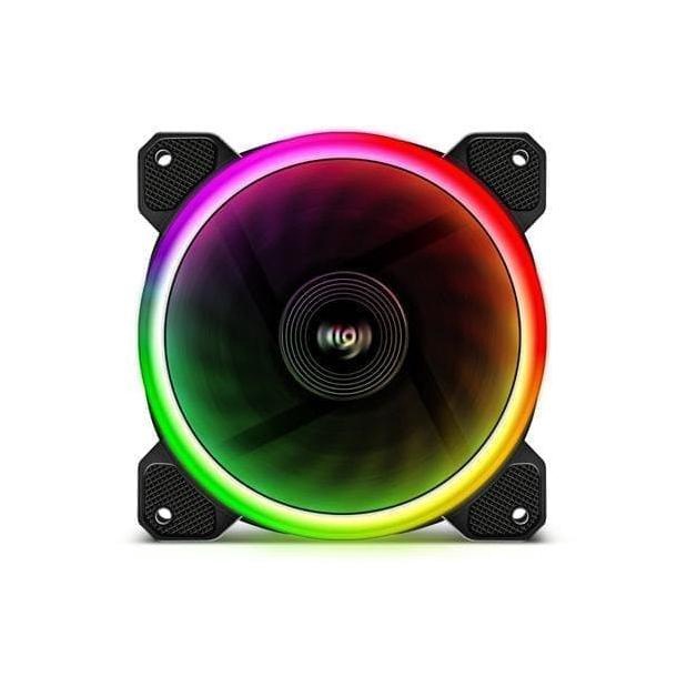 Jual AIGO DR12 PRO 5IN1 DOUBLE RING FAN RGB - FIVE PACK | Shopee Indonesia