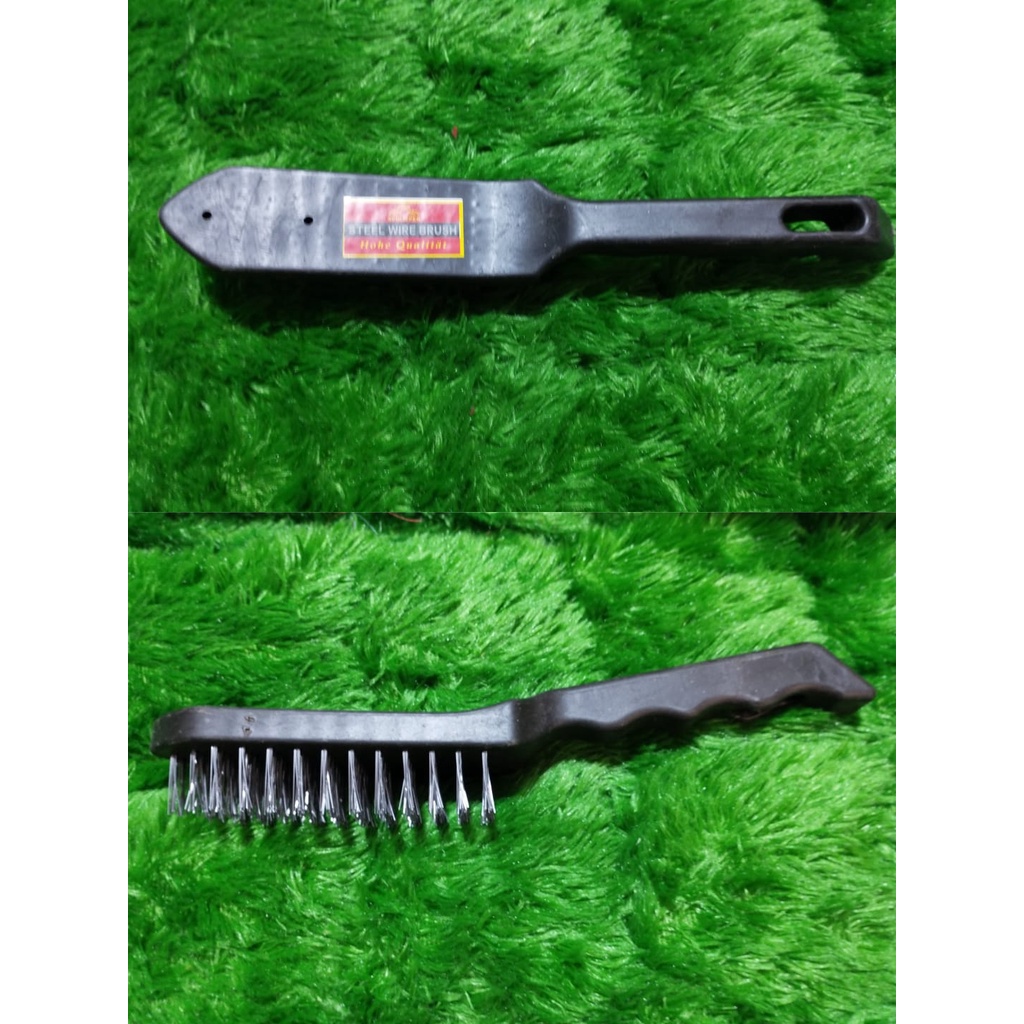 Jual Sikat Baja Gagang Fiber Wire Grill Brush / Sikat Kawat | Shopee ...
