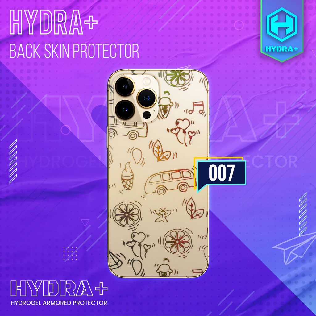 Jual HYDRA+ BACK SKIN PROTECTOR SEMUA TIPE HP - TRANSPARENT LASER CUT ...
