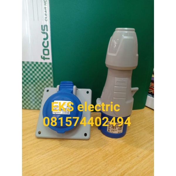 Jual LEGRAND PANEL MOUNTING 16A 3PIN 2P+E 1SET STOP KONTAK SOCKET LEGRAND 1phase | Shopee Indonesia