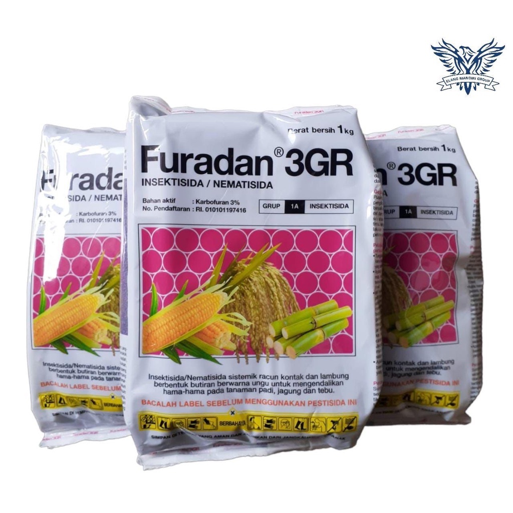 Jual Furadan 3GR 1kg Insektisida Nematisida Pengendali Hama Tanaman ...