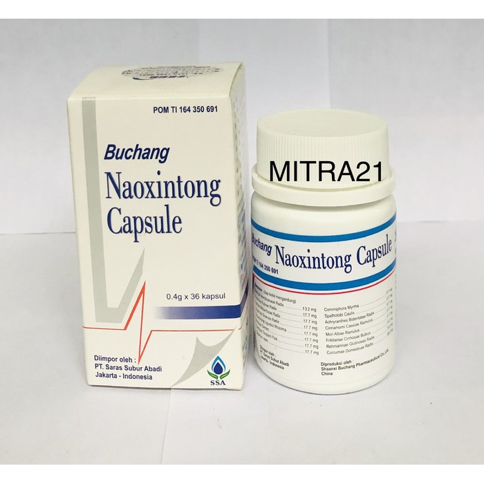 Jual Buchang naoxintong botol isi 36 capsule obat stroke | Shopee Indonesia