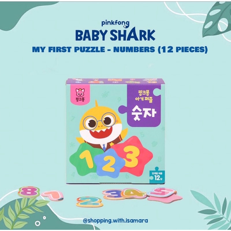 Jual Pinkfong Baby Shark My first Puzzle - Numbers (12 Pieces) / Puzzle ...