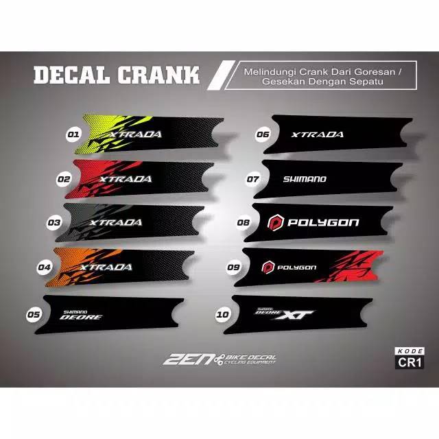 Jual Decal crank sepeda anti gores sepeda terbaru | Shopee Indonesia