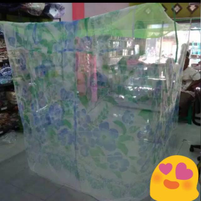 Jual Kelambu Tidur Anti Nyamuk Kotak Manohara Motif Bunga | Shopee ...