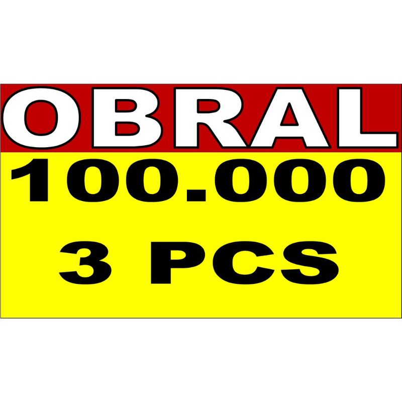 Jual Request Custom Kertas Obral Harga Kertas Nominal Harga Price Tag ...