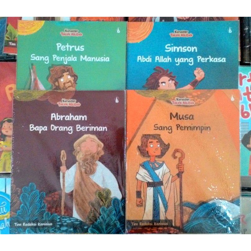 Jual Buku Cerita Bergambar KARAKTER TOKOH ALKITAB - Terbitan KANISIUS ...