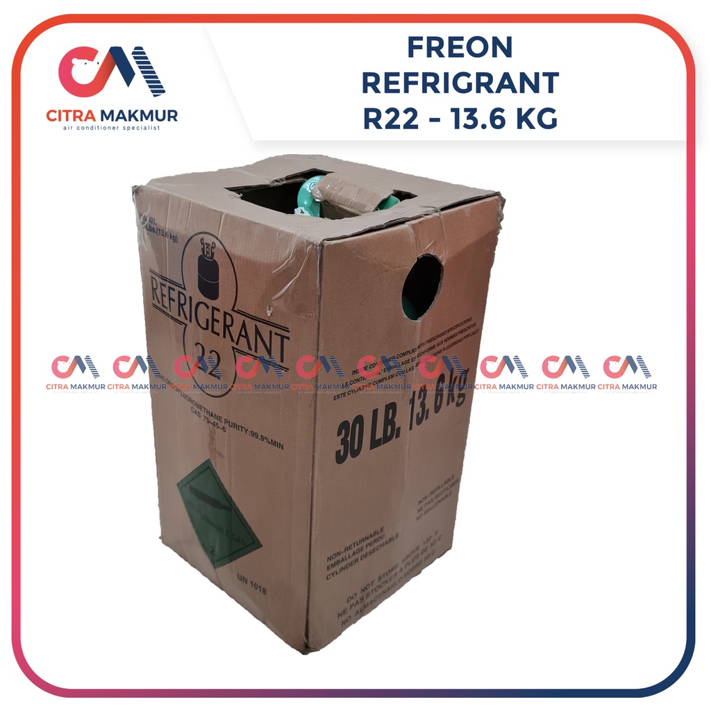 Jual Freon R22 Refrigrant Original AC Pendingin Obat Tabung Besar Can ...