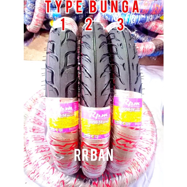 Jual 1 pcs Ban Motor Matic tubeles 80/90-14 dan 90/90-14 tubles ban ...